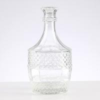 China Provided Freely 750ml Vodka Whiskey Rum Brandy Alcohol Fruit Wine Glass Bottle with Cap for sale