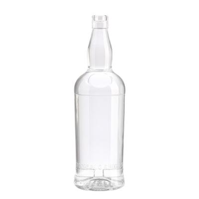China Clear 750ml Glass Vodka Liquor Wine Whiskey Bottle for Clients' Specific Requirements for sale