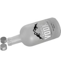 China Level Clear Glass Bottle for Wine/Vodka 500ML 750ML Direct Hot Stamping for sale
