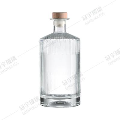 China Spray Cap Glass Bottle 200ml 250ml 500ml 700ml 1000ml for Wine Whiskey Brandy Tequila Gin for sale