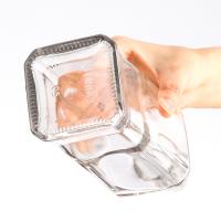 China Customized Logo 500ml Square Flat Glass Bottle for Liquor/Spirits/Vodka/Whisky/Rum/Brandy for sale