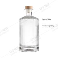 China Spray Cap Glass Bottle 200ml 250ml 500ml 700ml 1000ml for Wine Whiskey Brandy Tequila Gin for sale