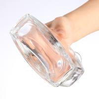 China Hot Flat Glass Wine Bottle with Screw Cap Capacity 200ml/300ml/500ml/750ml/1000ml for sale