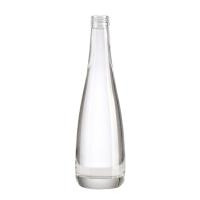 China Customized Logo Clear 70cl Glass Bottle for Pisco Hot Stamping and Rubber Included for sale