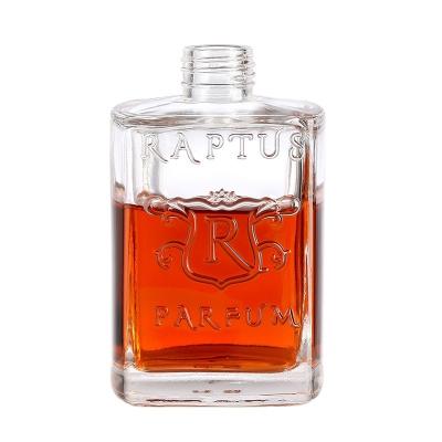 China Colors Request 700ML Super Flint Square Glass Vodka Bottle with Cork in Round Shape for sale