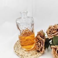 China Fashion Shape Super Flint Brandy Spirits Empty White Liquor Glass Bottle Vodka Square for sale