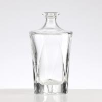 China Beverage Industrial Triangle Bottom and Round Body Wine Bottle with Modern Design for sale