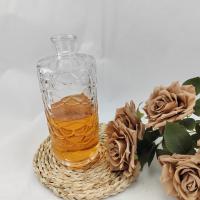 China Super Flint Clear Glass Painted Vodka Bottle 750Ml Cap Color Custom Color for Sample for sale