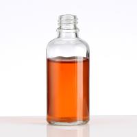 China 30ml Mini Round Glass Bottle with Maple Leaf Pattern Capacity 30ml Sealing Type Crown Cap for sale