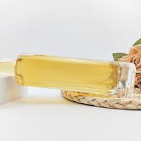 China Glass Products Slim Rectangular Wine Bottle with Cork Stopper 200ml 375ml 500ml 750ml for sale
