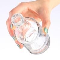 China 50ml 100ml 250ml Glass Spirit Bottles with Screw Cap Hot Stamping Surface Handling for sale