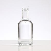China 50ml 100ml 250ml Glass Spirit Bottles with Screw Cap Hot Stamping Surface Handling for sale