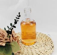 China 200ml 375ml 500ml 700ml 750ml Round Shape Frosted White Ice Wine Glass Bottle for Whisky for sale