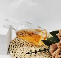 China 200ml 375ml 500ml 700ml 750ml Round Shape Frosted White Ice Wine Glass Bottle for Whisky for sale