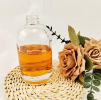 China 750ML 700ml Tall Round Custom Glass Bottle for Water Beverage Rum Vodka Whisky Gin Liquor for sale