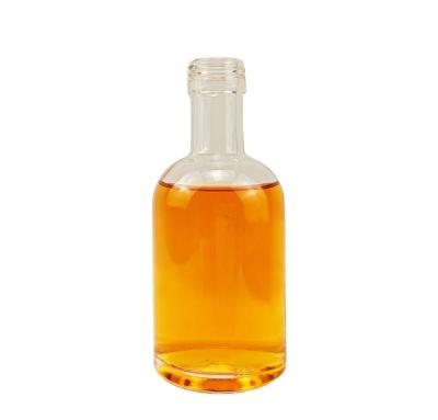 China Whisky Rum Gin Tequila Vodka Liquor Glass Bottle 200ml 250ml 500ml with Stopper Screw Cap Cork for sale