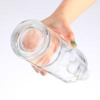 China Glass Collar Wine Bottle with Corks Small Sample Vodka Rum Liquor Bottle for sale