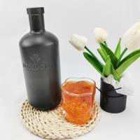China 700ML Super Flint Square Glass Vodka Bottle Glass Spirits Bottle Custom Glass Bottle for sale