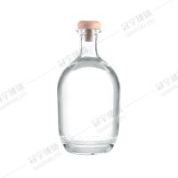 China 375ml 500ml 700ml 750ml Glass Liquor Bottles for Whisky Rum Gin Sample Provided Freely for sale