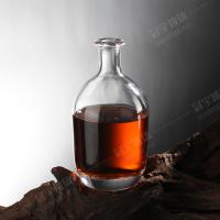 China 375ml 500ml 700ml 750ml Glass Liquor Bottles for Whisky Rum Gin Sample Provided Freely for sale