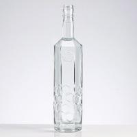 China Glass Wine Bottles for Rum Bourbon Vodka Tequila Handcrafted Old Liquor Glass Bottle for sale