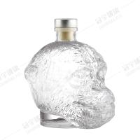 China Provided Freely 350ml 500ml 25oz 750ml Luxurious Glass Wine Bottle with Cork Sealing Type for sale