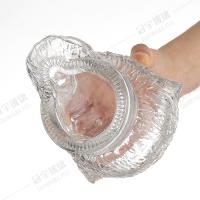 China Provided Freely 350ml 500ml 25oz 750ml Luxurious Glass Wine Bottle with Cork Sealing Type for sale