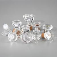 China Wine 250ml 400ml 700ml Clear Mini Wine Glass Bottle Brandy Liquor Bottles with Glass Cap for sale