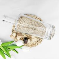 China Custom Glass Bottle for Champagne Guaranteed Unique Spirit Vodka Cylinder Liquor Bottle for sale