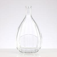 China Clear Glass Rum Bottle and Cap for Clients' Specific Requirements for sale