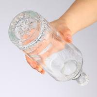 China Hot Stamping Glass Bottles for Customized Tequila Vodka Whiskey 50ml 700ml 1000ml for sale