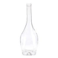 China Custom Liquor Vodka Gin Whiskey Tequila Glass Bottle 750ml With Rubber Stopper for sale