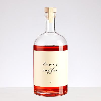 China 500ml 700ml 1000ml Empty Glass Bottles for Liquor/Vodka/Brandy/Whiskey/Wine Hot Stamping for sale