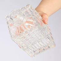 China 500ml 750ml Clear Glass Bottle for Whisky Brandy Vodka High End Luxury Cork Sealing for sale