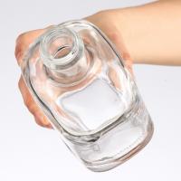 China Beverage Industrial 50ml Mini Glass Bottle with Metal Screw Cap and Customized Logo for sale