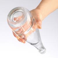 China 500ml 550ml Water Glass Bottle for Beverage Industry in Frosted Design for sale