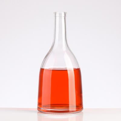 China 500ml 750ml Unique Shape Glass Wine Bottle for Liquor OEM/ODM Welcome within Liquor for sale