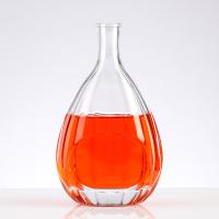 China Transparent 500ml Beauty Wine Glass Bottle with Unique Design and Cork Sealing Type for sale