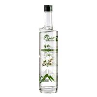 China 250ml 500ml 750ml 1000ml Square Dark Green Glass Olive Oil Bottle with Hot Stamping for sale