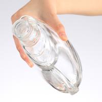 China Empty Cylinder Liquor Wine 750ml Glass Vodka Bottle with Clear Glass Collar Material for sale