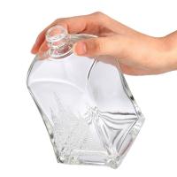China 500ml Frosted Glass Bottle for Industrial Home Decoration Liquor Bottle for sale