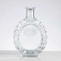 China 500ml 700ml Glass Bottle Whisky Or Brandy Bottle Liquor Bottles for sale
