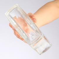 China Hot Stamping Glass Bottle for Clients' Requirements and Vodka Brandy Wine Spirit for sale