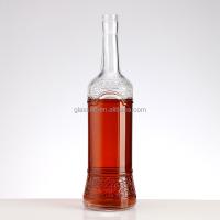 China Base Material Glass Wine Bottle with Cork Direct 750ml 500ml Bottle for sale