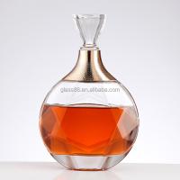 China Base Material Glass Wine Bottle with Cork Direct 750ml 500ml Bottle for sale