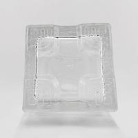China High White Glass Material 750ml Beer Bottle Engraved Square Spirits Glass for Wine for sale