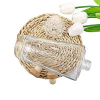 China Industrial Beverage Clear Glass Aromatherapy Scented Bottle Acid Etch Surface Handling for sale