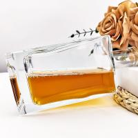 China Vodka Spirits Glass Bottles with High Polymer Plug and Screen Printing Surface for sale