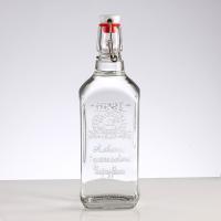 China 500ml Glass Bottle for Home Brewing of Alcohol Airtight Swing Top Seal Included for sale