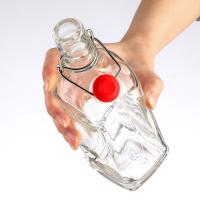China 500ml Glass Bottle for Home Brewing of Alcohol Airtight Swing Top Seal Included for sale